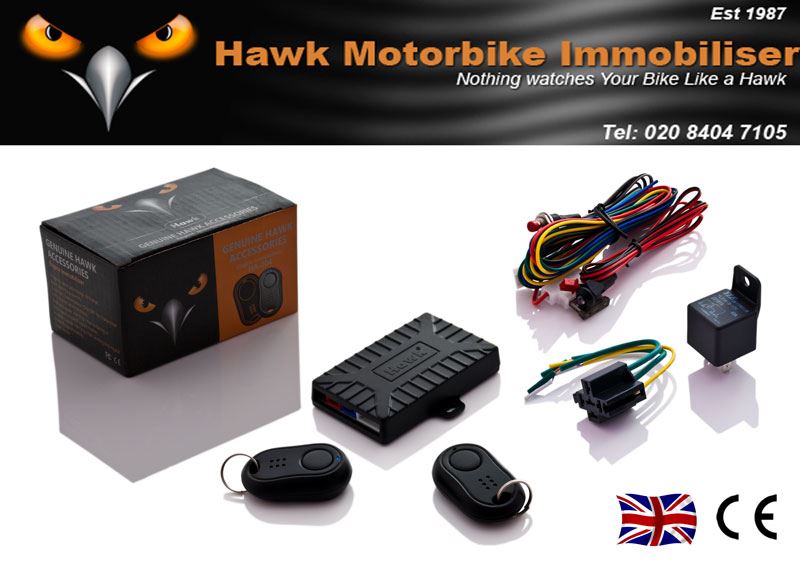 Hawk Motorcycle Immobiliser